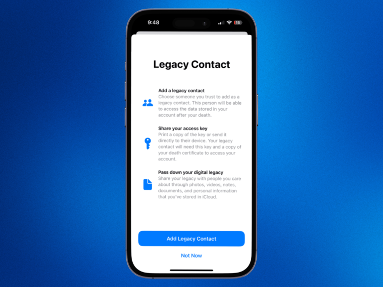 New Apple feature: Legacy Contact - My Computer Works