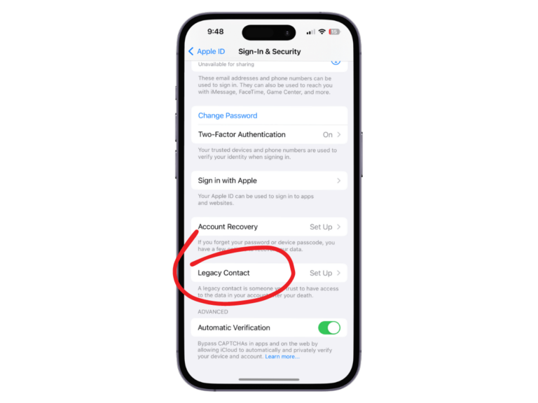 New Apple feature: Legacy Contact - My Computer Works
